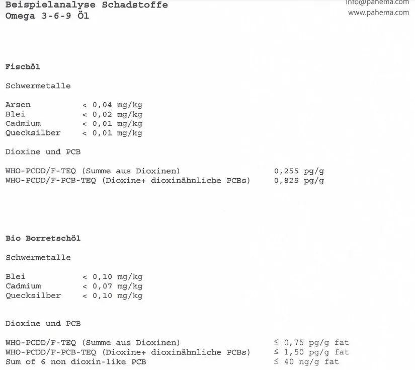 PAHEMA Omega 3-6-9 Öl mit natürlichem Vitamin E